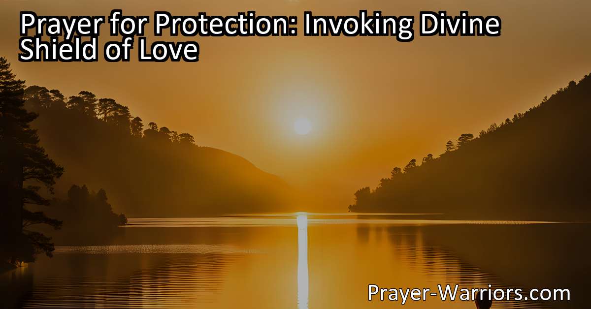 Prayer for Protection: Invoking Divine Shield of Love - Prayer Warriors