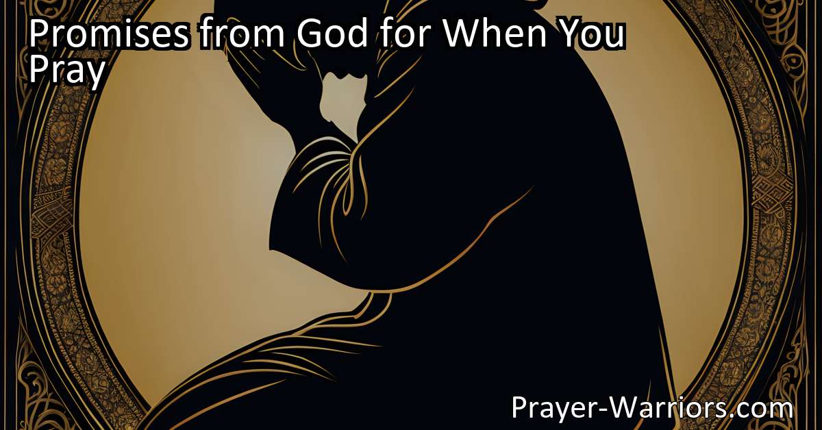 Promises from God for When You Pray - Prayer Warriors